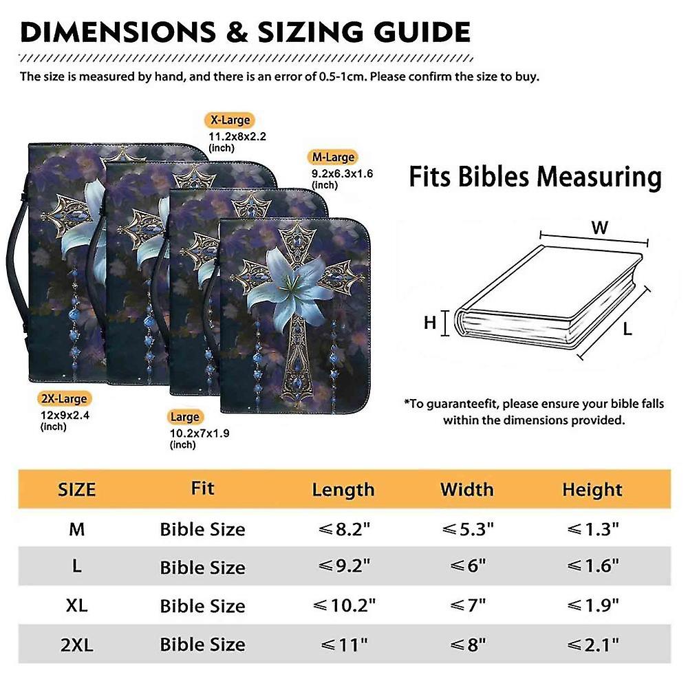 Mardi Gras Gifts For Women Floral Bible Cover Bible Case Leather Bible ...