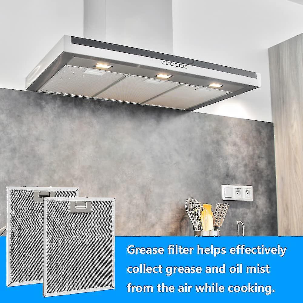 Pieces Metal Grease Filter For Cooker Hood 320x260mm, Mesh Filter ...