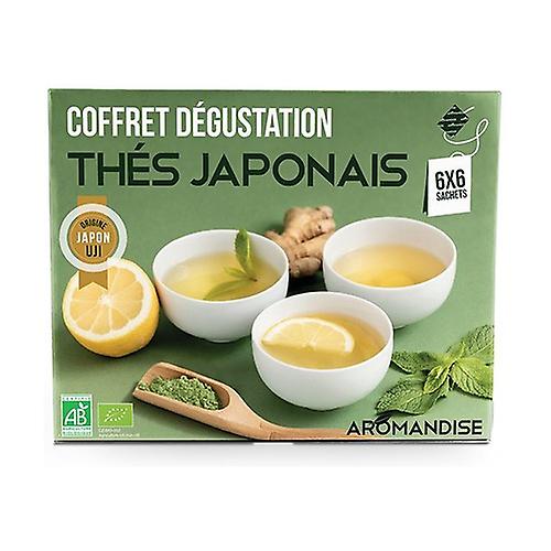 Japanese tea set in tea bags 36 infusion bags of 2g | Fruugo DK