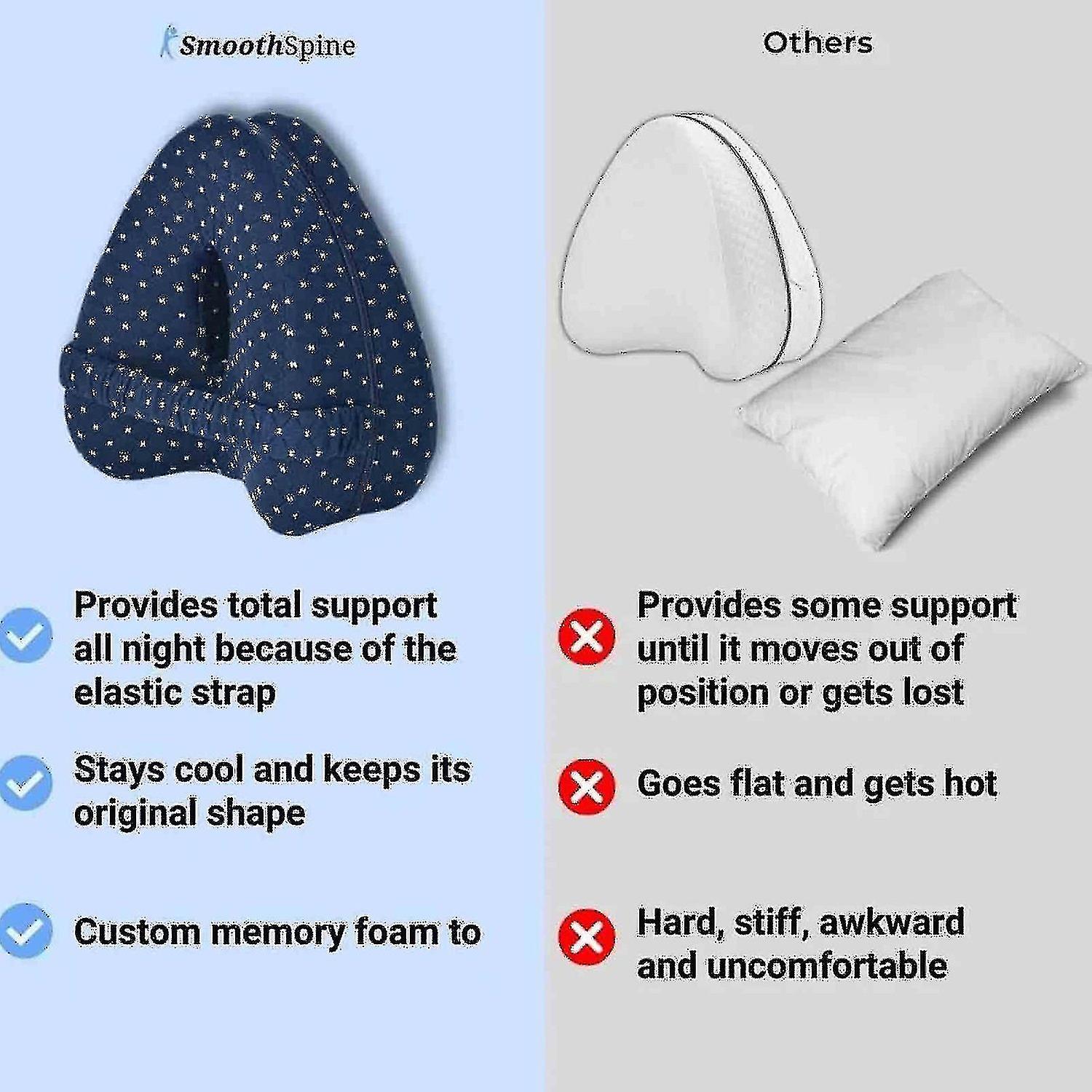 Smooth Spine Pillow, Smooth Spine Alignment Pillow - Relieves Hip And ...