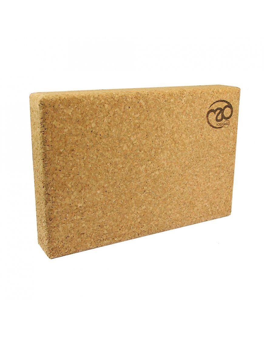 Fitness Mad Cork Block Yoga And Pilates Training Traditional Wooden ...