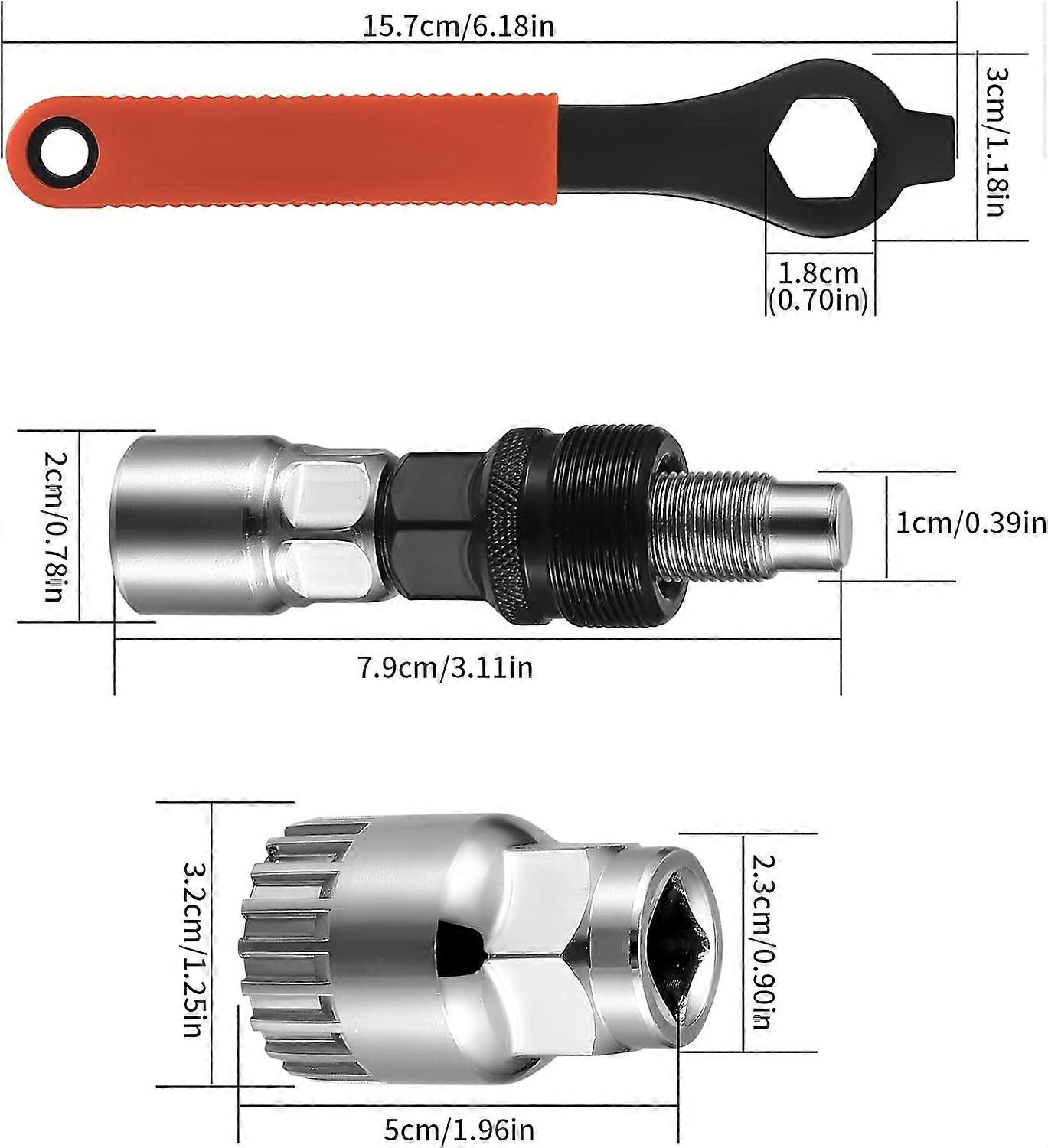 nice Bike Crank Extractor, Bicycle Repair Tool MTB Bottom Bracket ...
