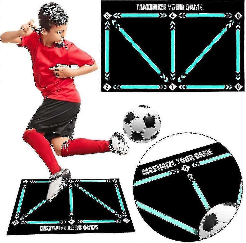 Football Footstep Training Mat, Soccer Training Mat, Fpro Ball Mastery ...