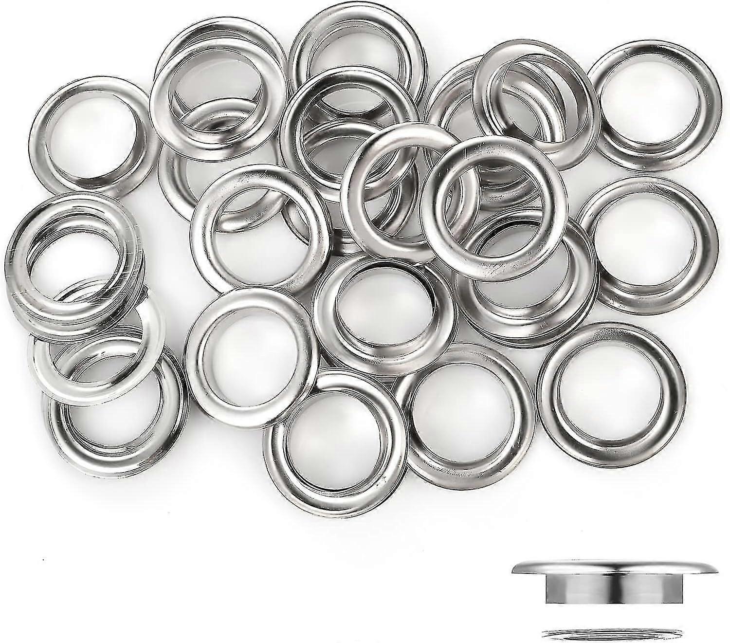 20pcs 40mm Grommet Eyelets Kit Metal Eyelets With Washers Curtain ...