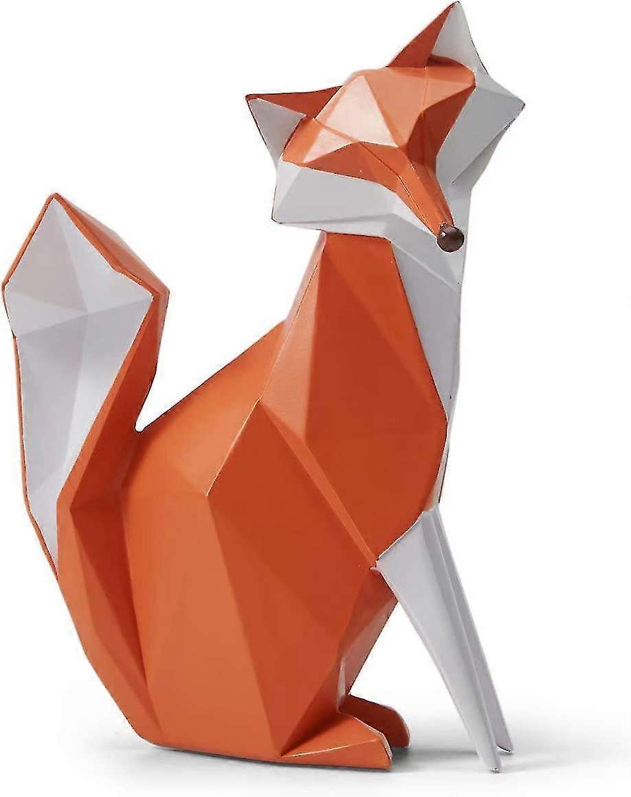 Fox Figurine Statue Sculpture Animal Decor | Fruugo UK