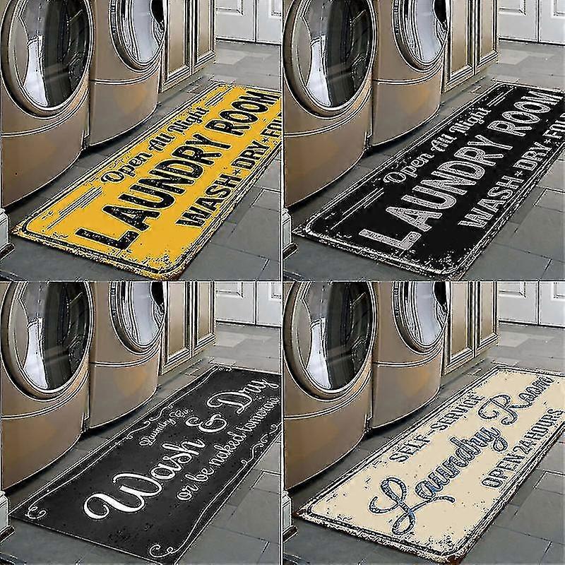 Non-slip Floor Mat Laundry Room Mat Entrance Doormat Self-service ...