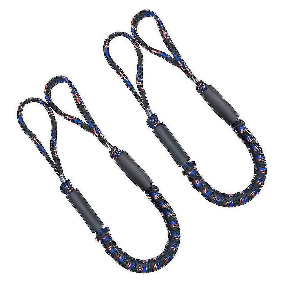 2pcs 1000kg Bearing Elastic Ropes Wharf Dinghy Marine Boat Bungee Dock ...