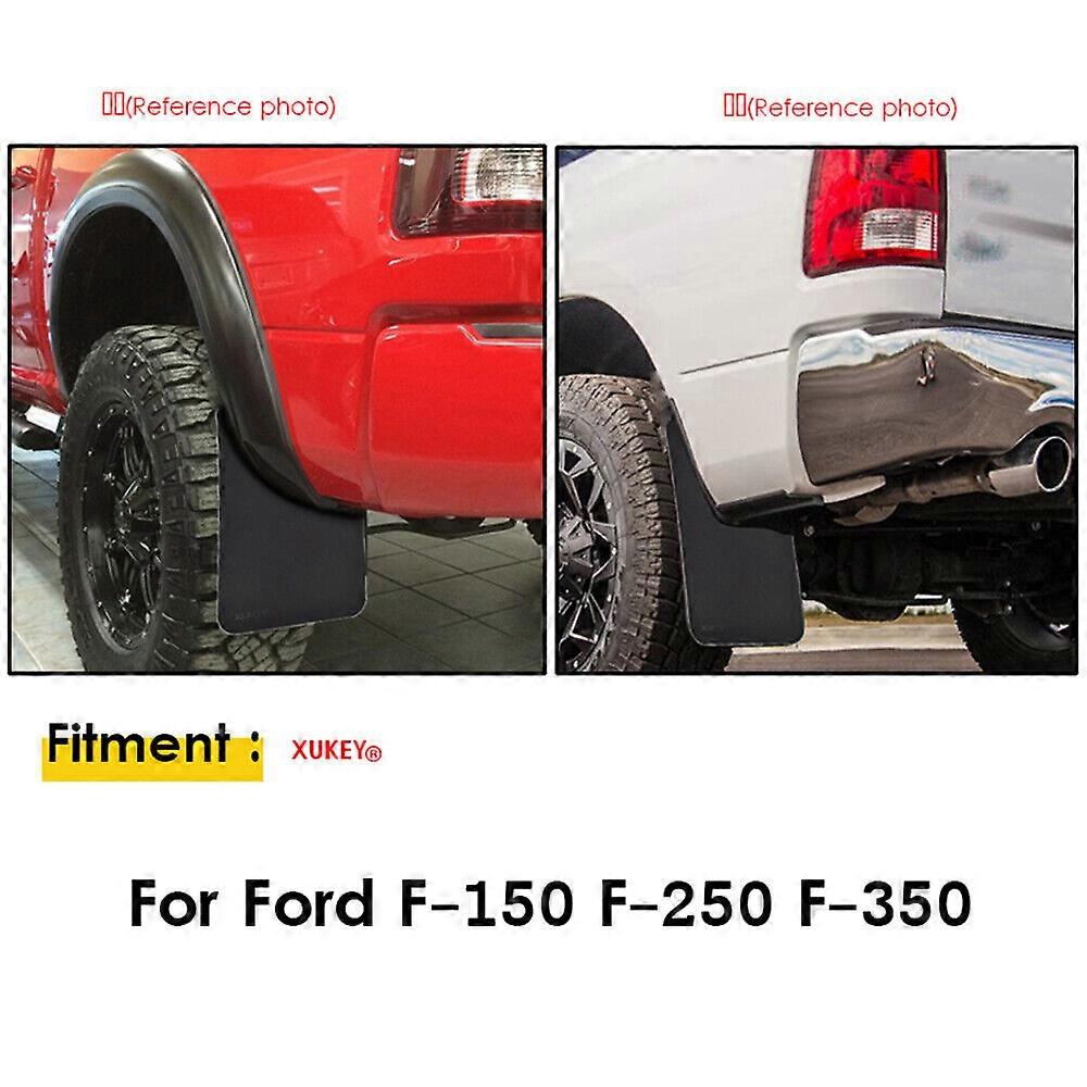 4 Wide Rally Mud Flaps Splash Guards Mudguards For Ford F150 F150/250 F ...