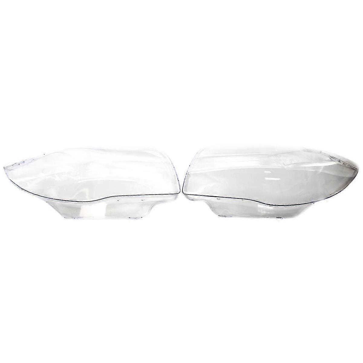 Pair Headlight Head Light Lamp Shell Car Headlight Lens Shell Cover For ...