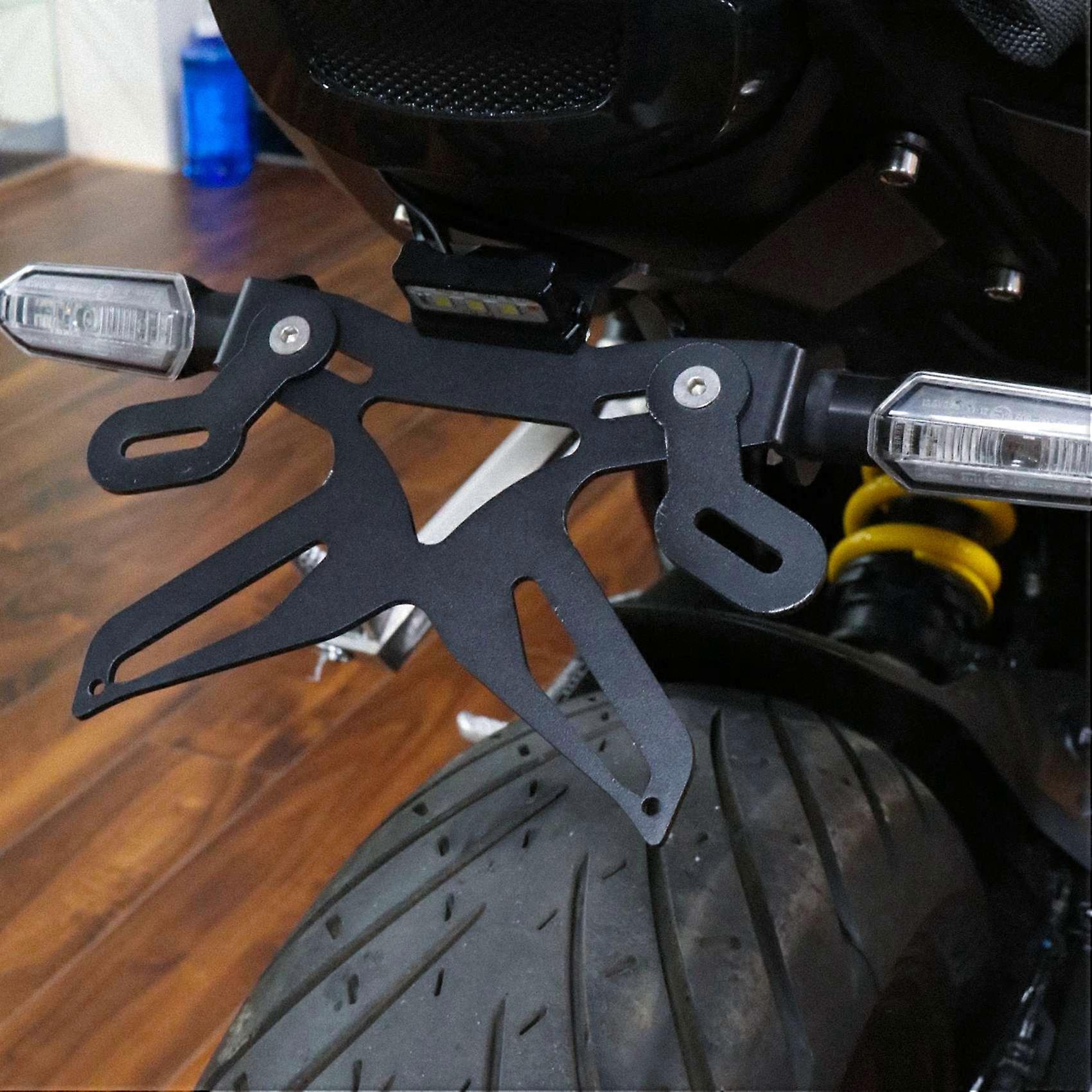 Motorcycle Rear License Plate Holder Tail Lamp Bracket Eliminator Kit ...