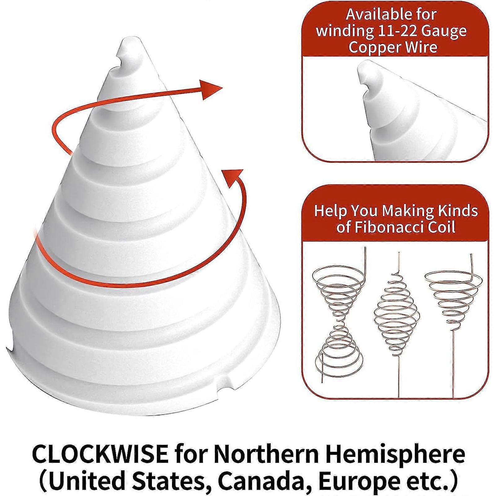 Spiral Winding Fibonacci Coil Winding Jig for Electroculture Gardening ...