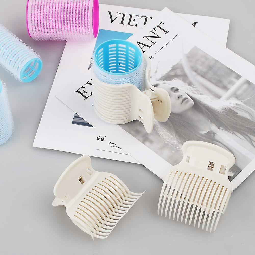 18 Pieces Hot Roller Clips Plastic Hair Curler Claw (White) | Fruugo UK