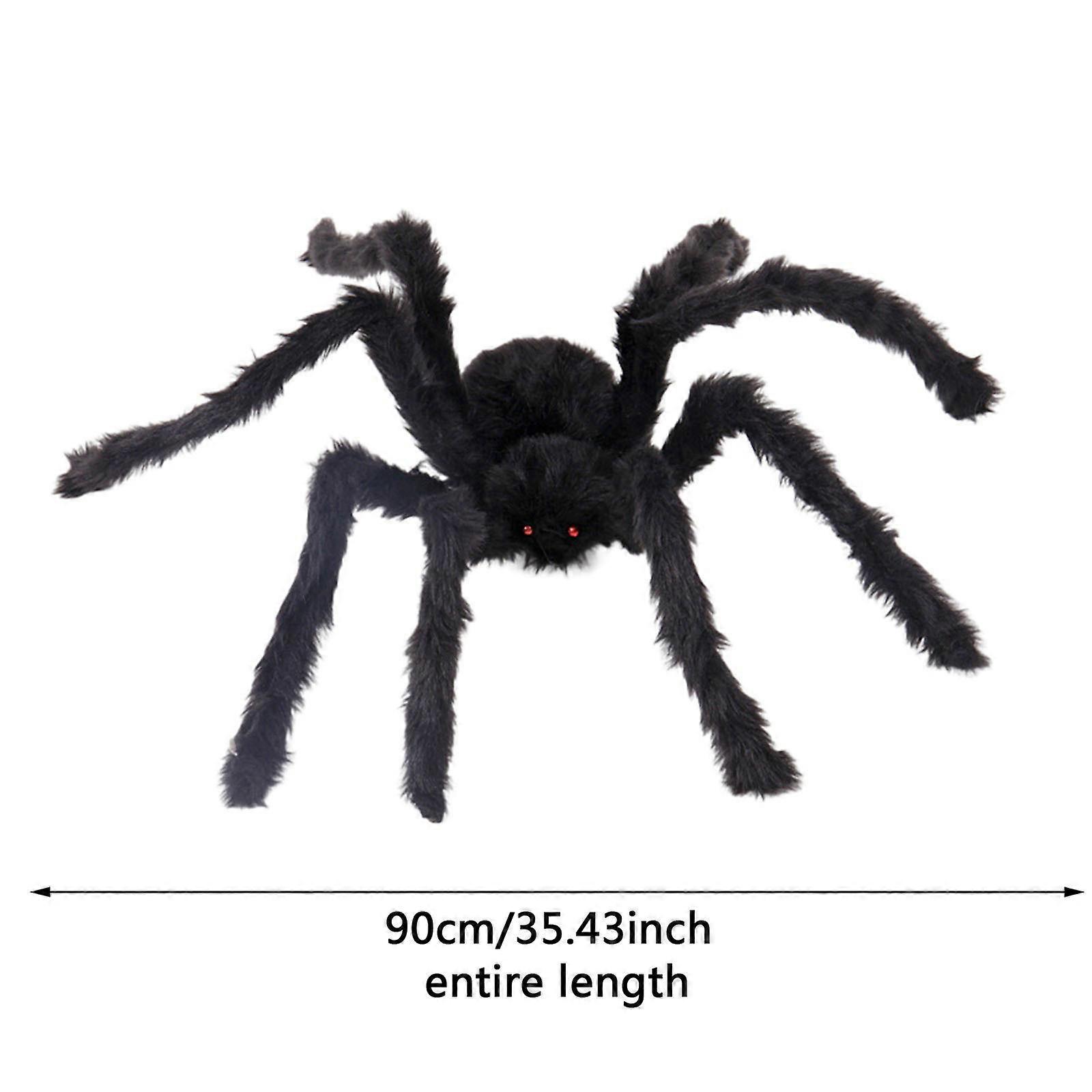 Halloween Spider Decorations Realistic Hairy Giant Spider Scary Spider ...