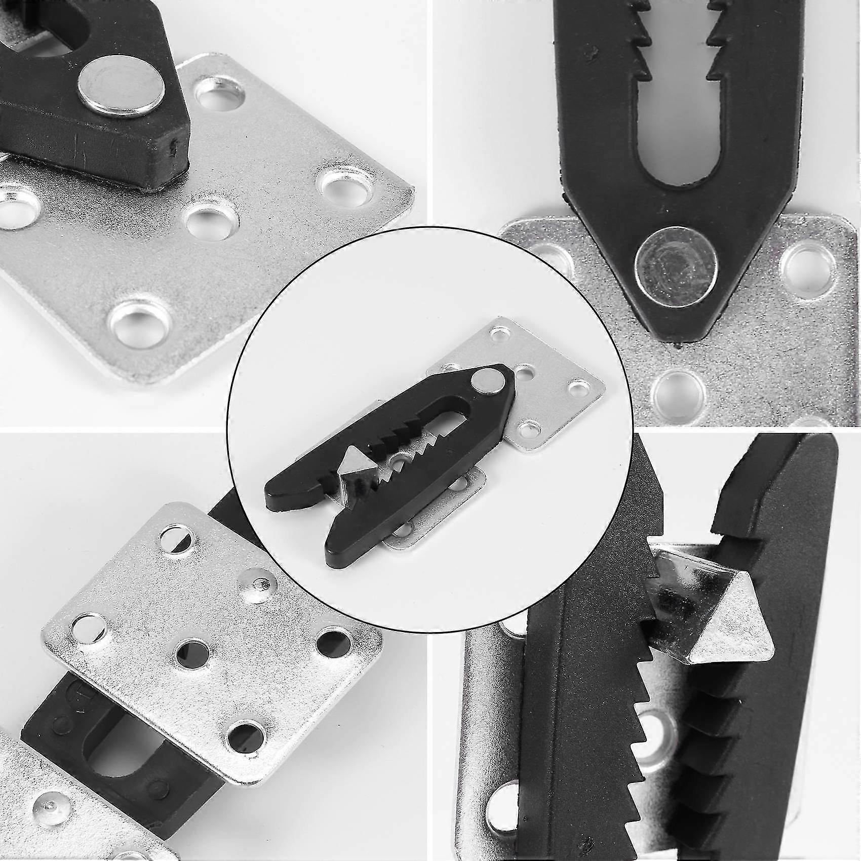 2 Pcs Sofa Couch Sectional Furniture Connector Joint Snap Alligator ...