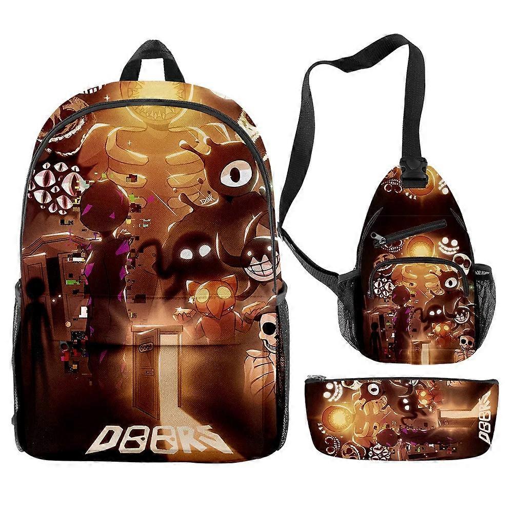 Upgraded Style Doors Roblox Figure Escape The Door Schoolbag Backpack ...