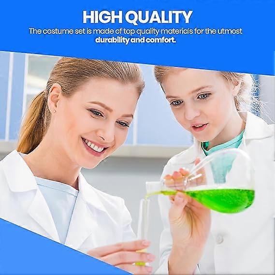 Lab Coat - Doctors White Lab Coat Costume for Adults -3/4 Length ...