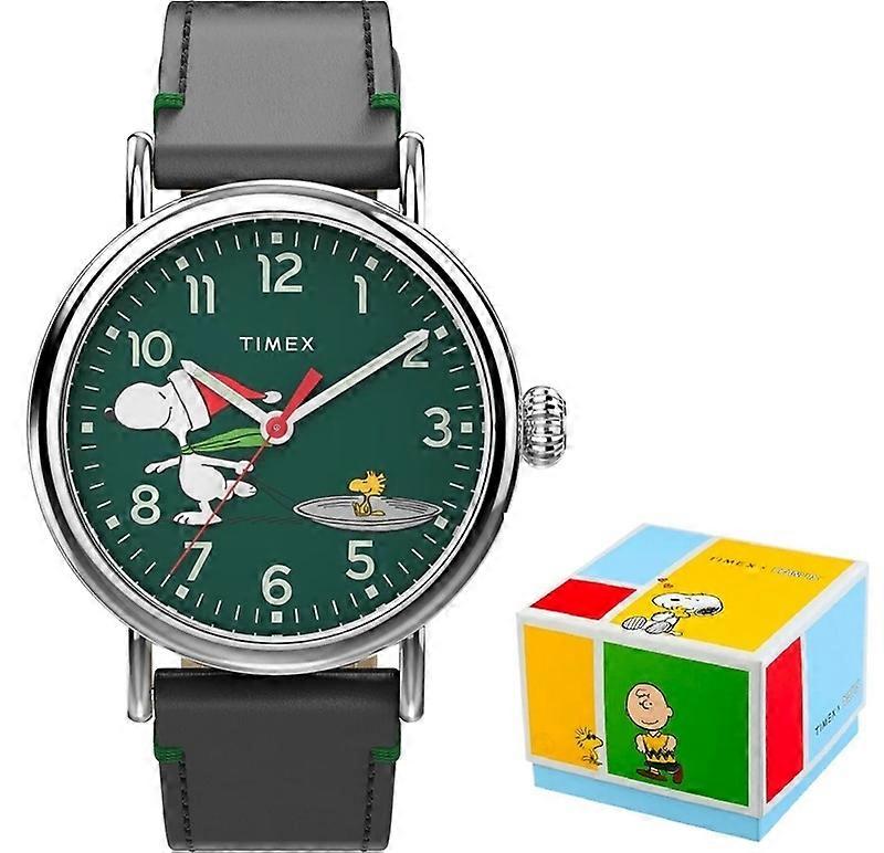 TIMEX Model THE WATERBURY - Snoopy Woodstock Ice Skating | Fruugo UK