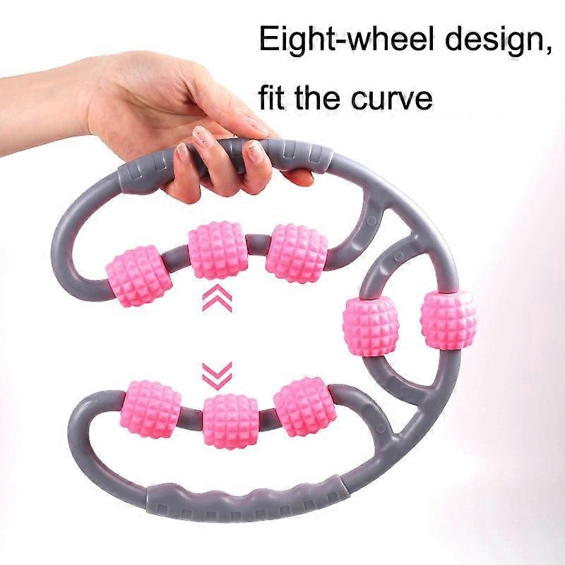Eight Round Yoga Training Roller Ring-Shaped Leg Massager | Fruugo UK