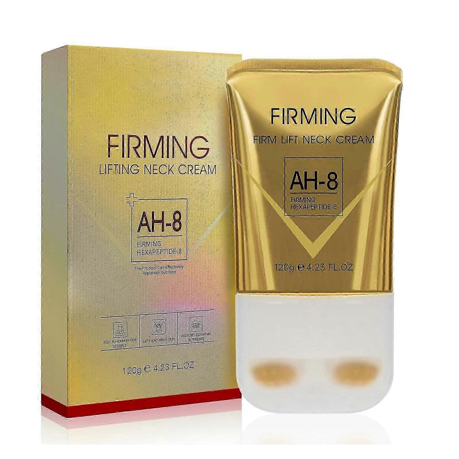 AH-8 Firming Neck Cream for Crepey Skin Care, Double Roller Massage ...