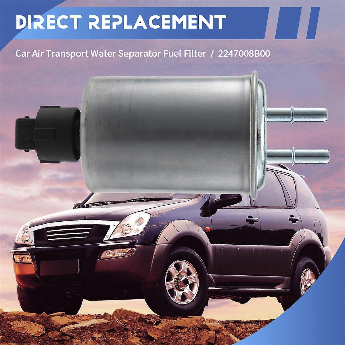 Car Air port Water Separator Fuel Filter for Ssangyong Rexton Kyron ...