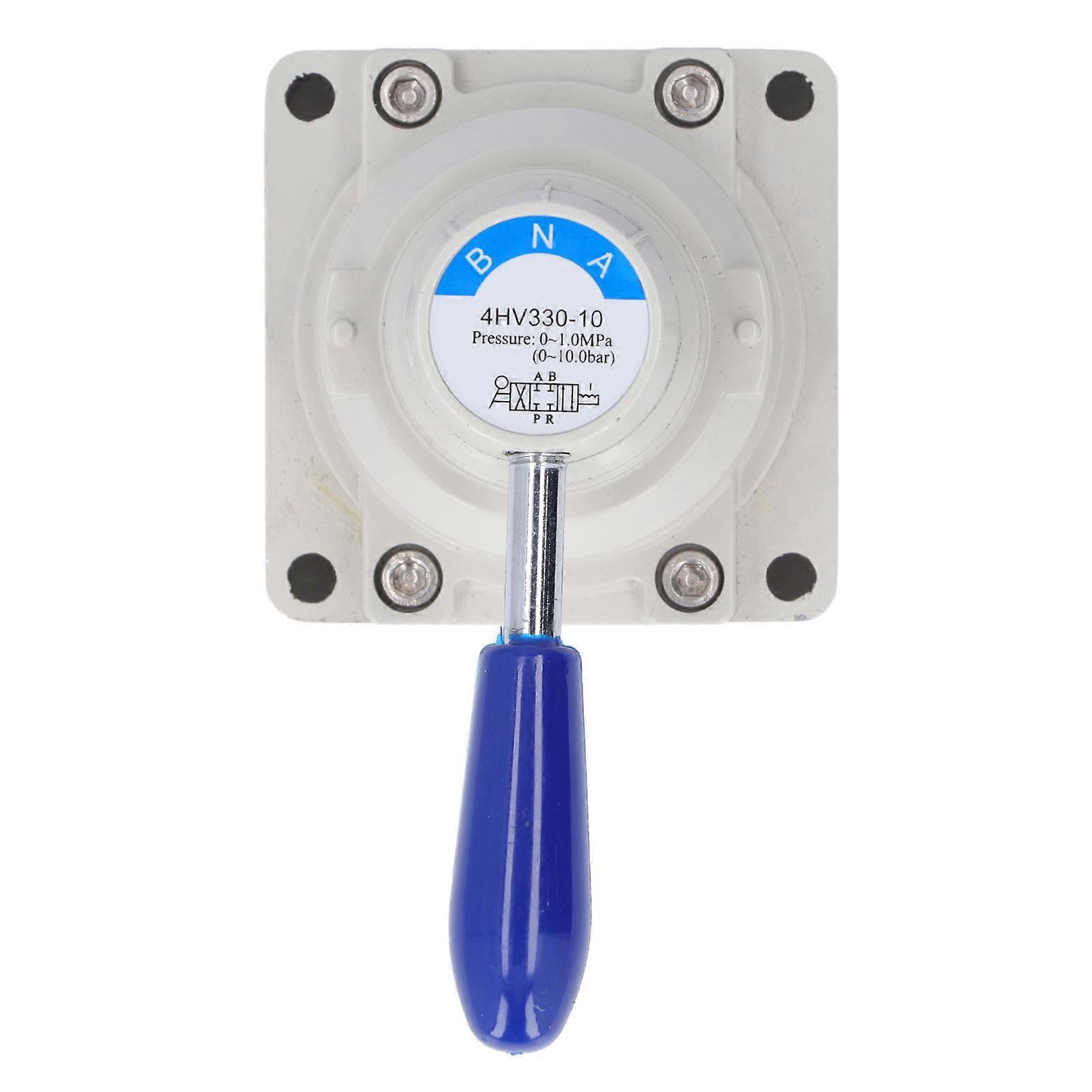 Rotary Lever Hand Valve Air Flow Control 0~1.0mpa 0‑145Psi 3 Position 4 ...