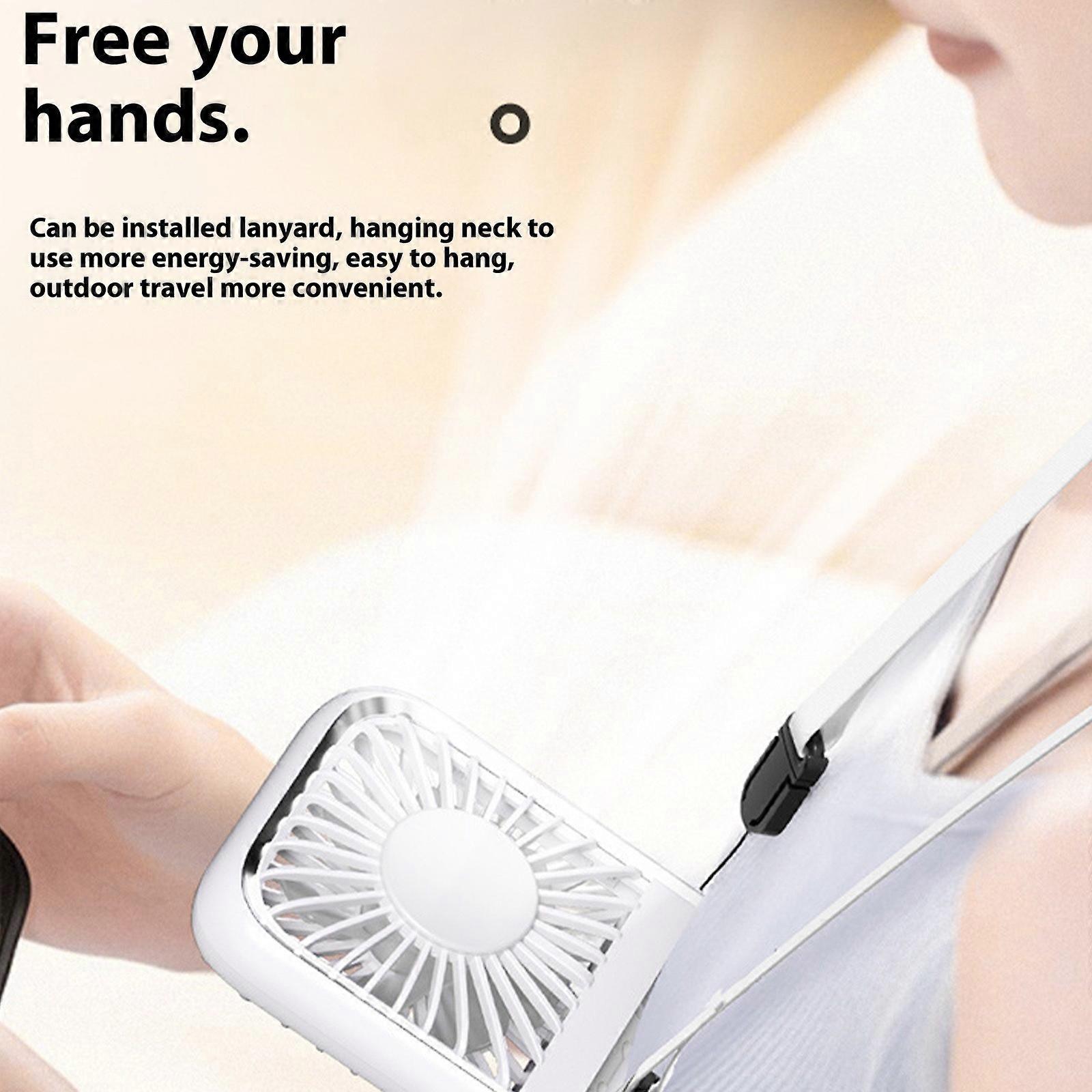 Portable Handheld Fan 5 Speed Mini Cooling Desk Fan Quiet Handheld Fan ...
