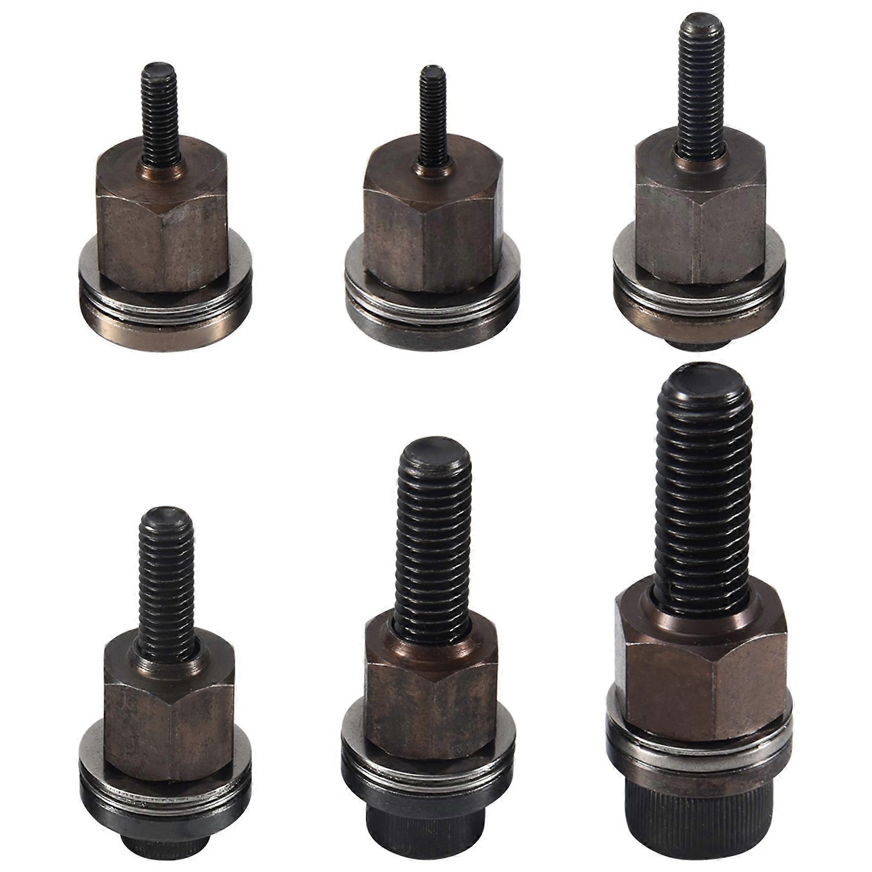 6Pcs Hand Rivet Nut Head Nuts Simple Installation Manual Riveter Rivnut ...