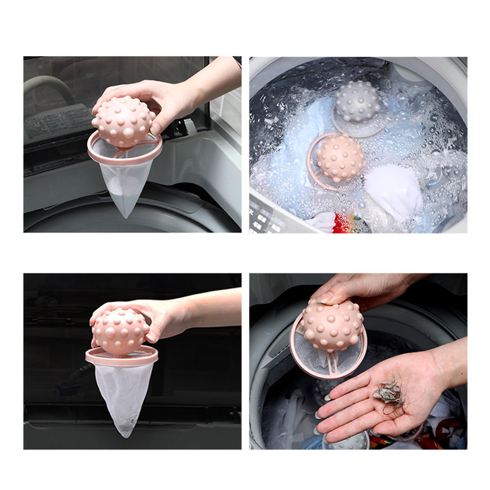 Washing Machine Float Filter Net Bag Floating Ball Shape Lint Catcher ...