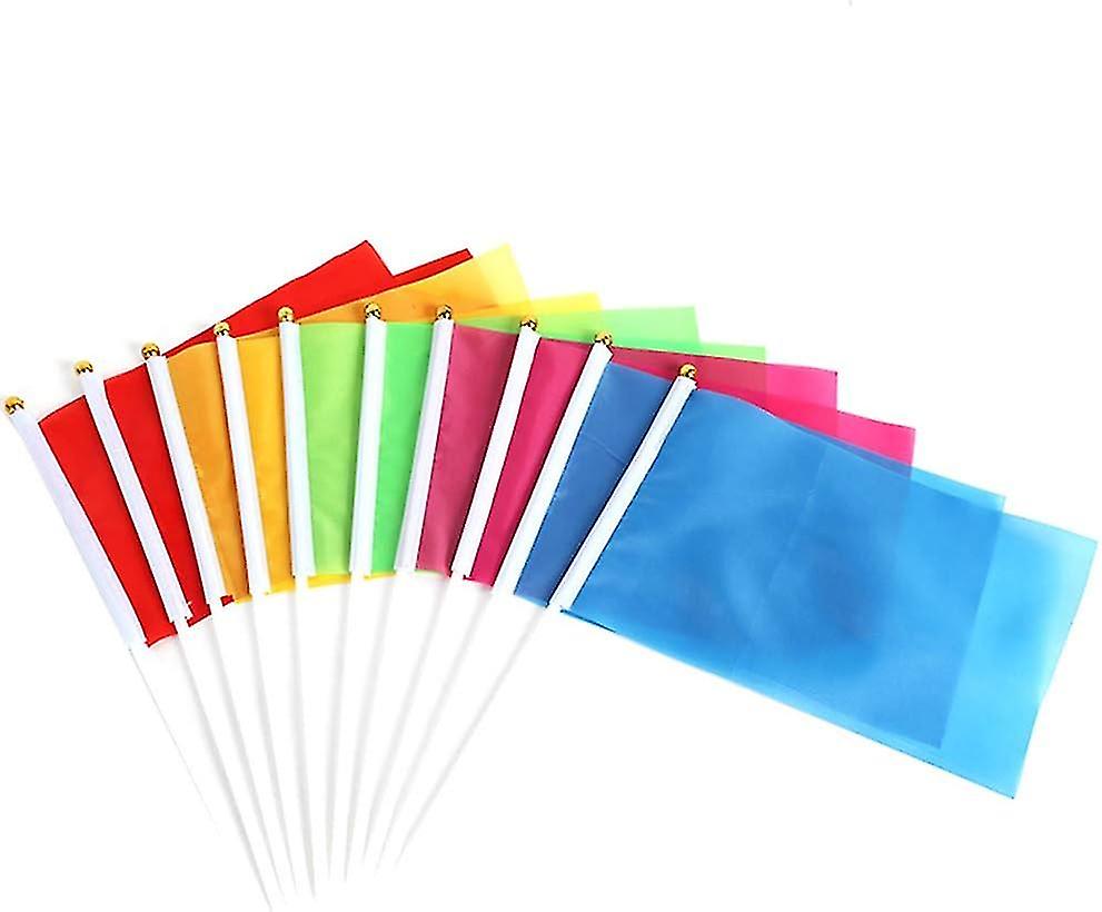 Solid Banner Small Diy Mini Banner Stick On Handheld Party Banner ...