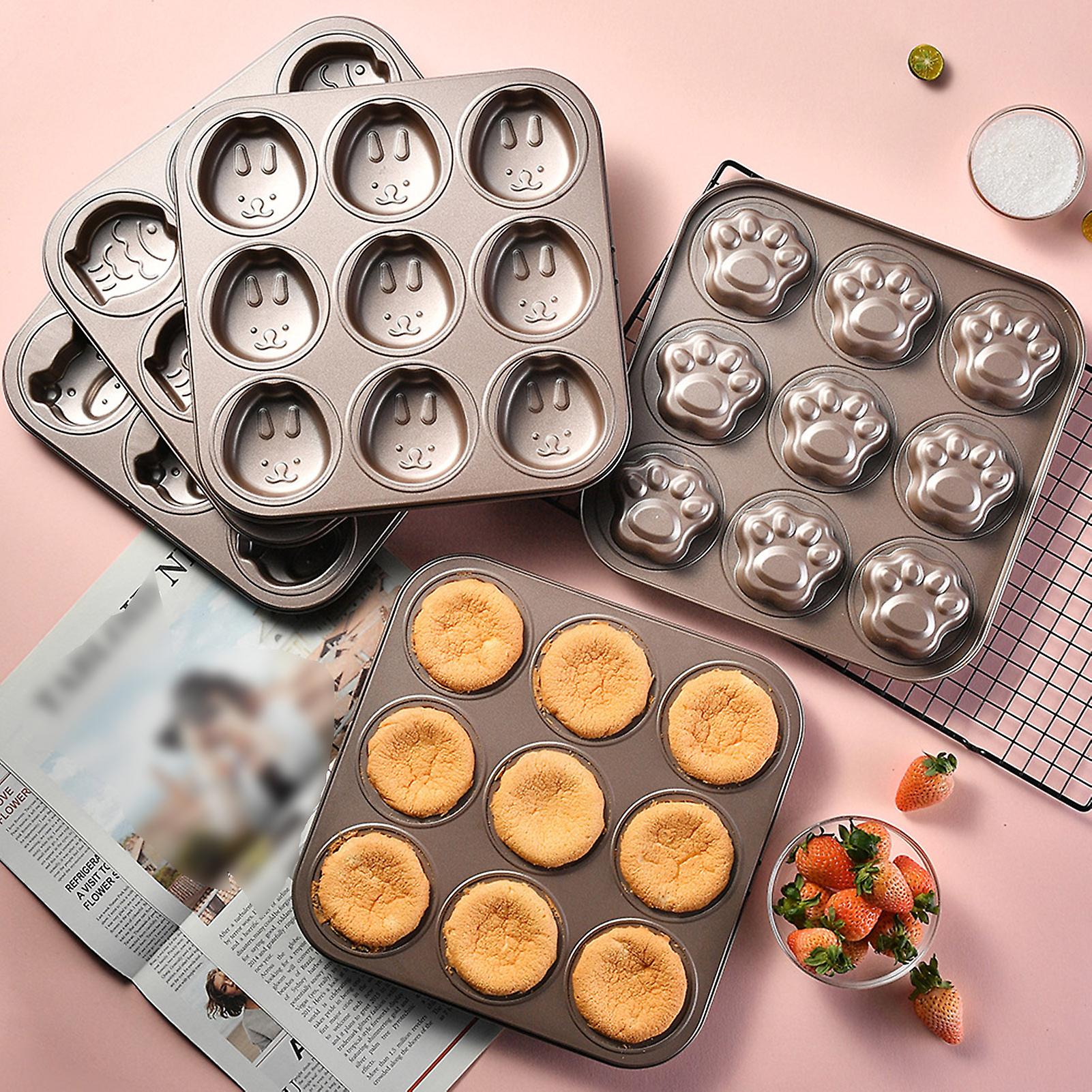 Baking Pan Cartoon Bear Shape Non-sticky Food Grade High Temperature ...