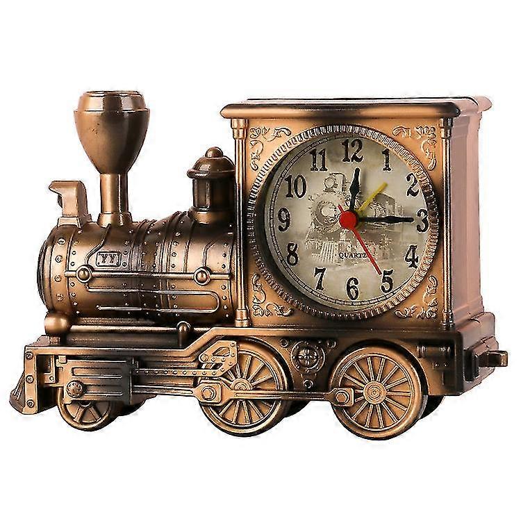 Antique Digital Locomotive Train Alarm Clock Stylish Personality Engine ...