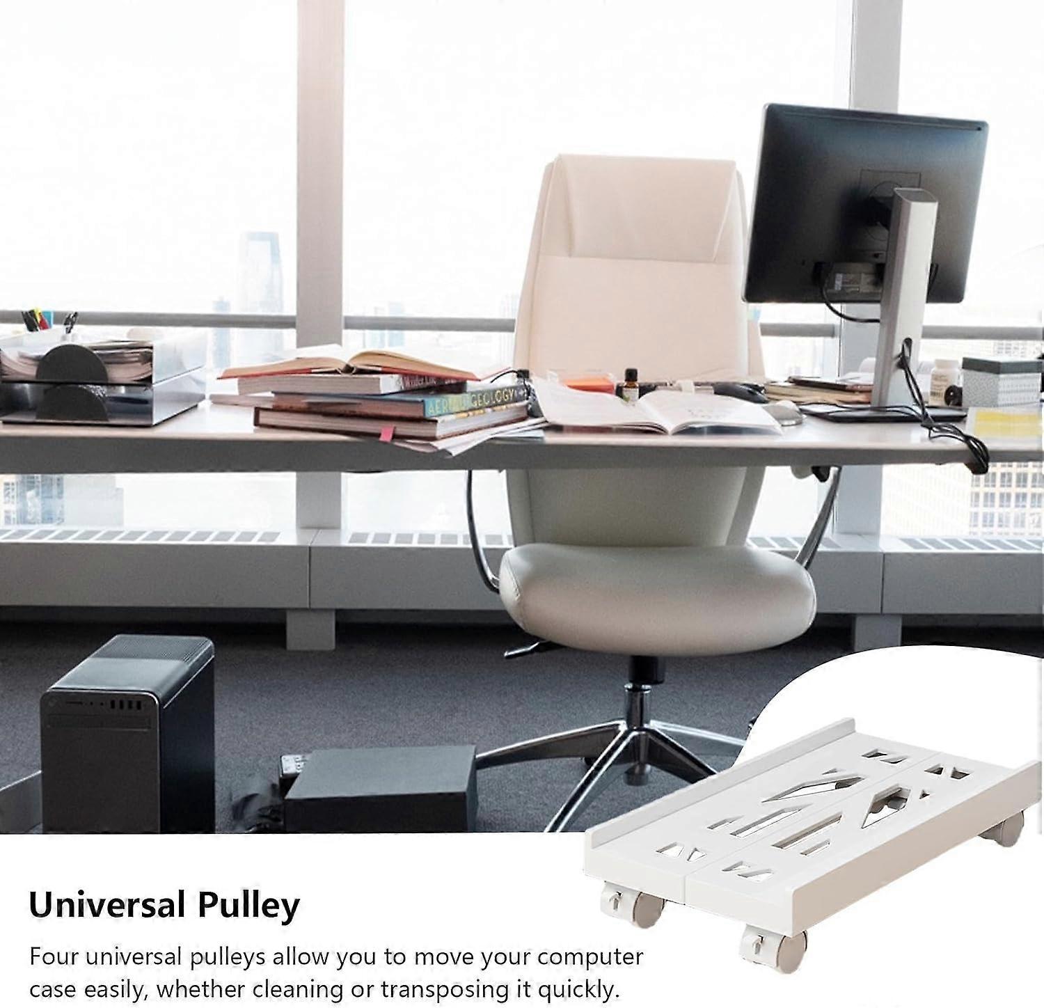 Mobile PC Tower Stand - Adjustable CPU Holder - Telescopic Desktop ...