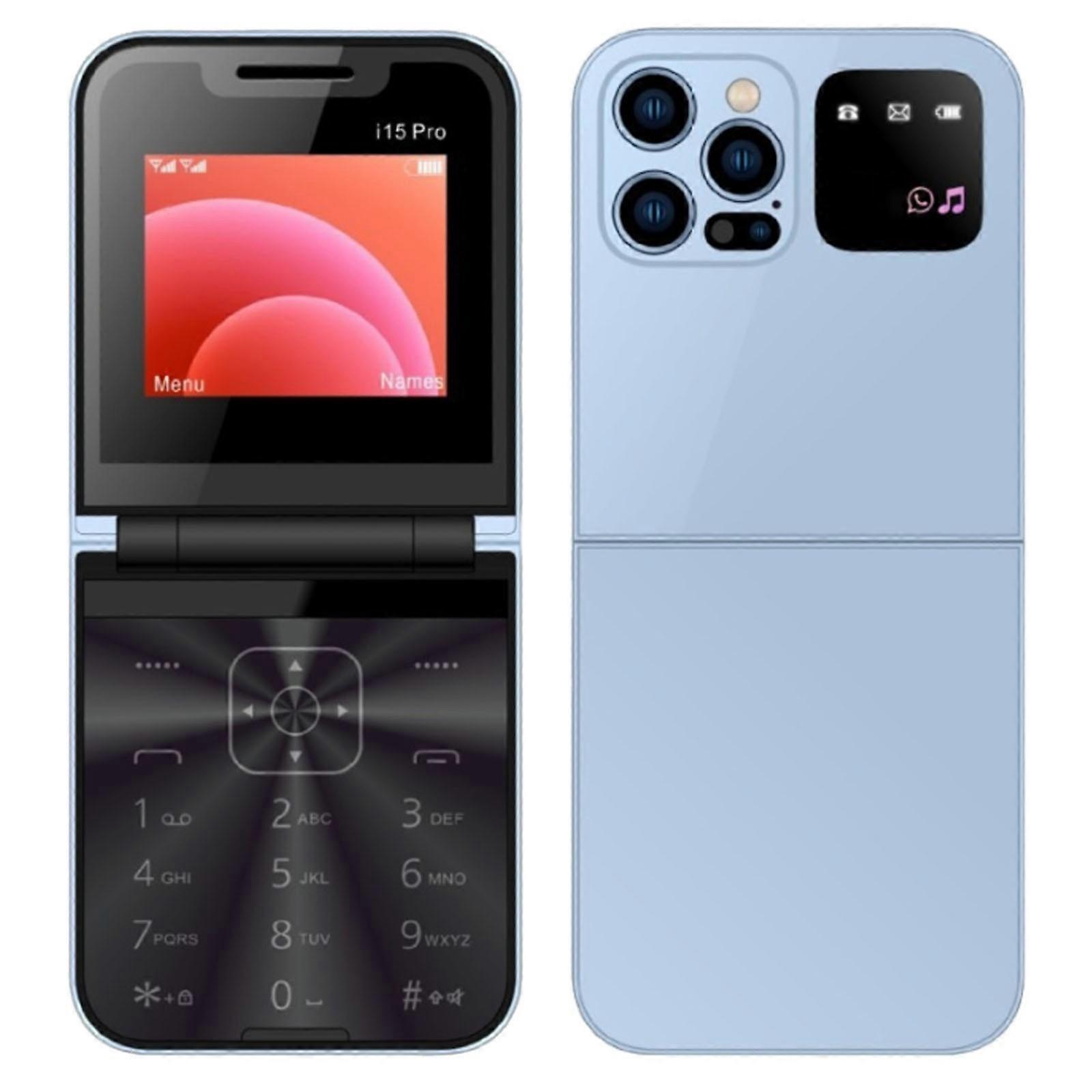 2024 New Mini Flip Mobile Phone 2 SIM Card Small Display Foldable Cell ...