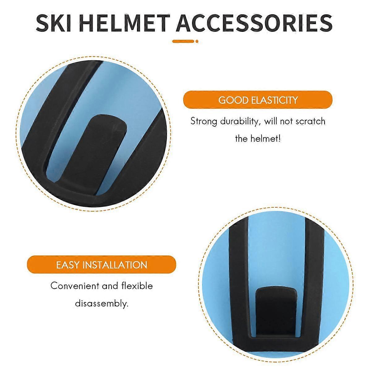 Universal Ski Helmet Accessories Helmet Goggles Belt Clip Goggles Belt ...