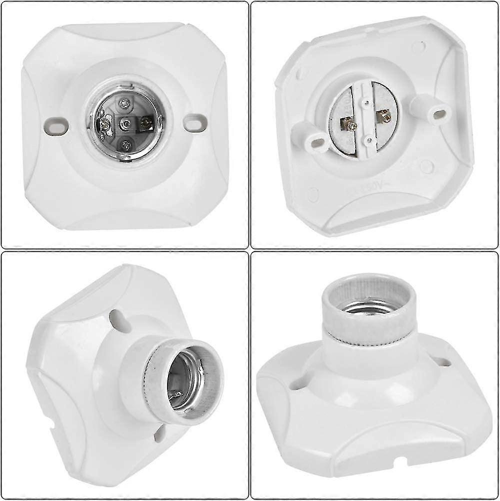 Pcs E27 Led Light Bulb Socket E27 Lamp Holder E27 Socket Wall Mount E27 ...