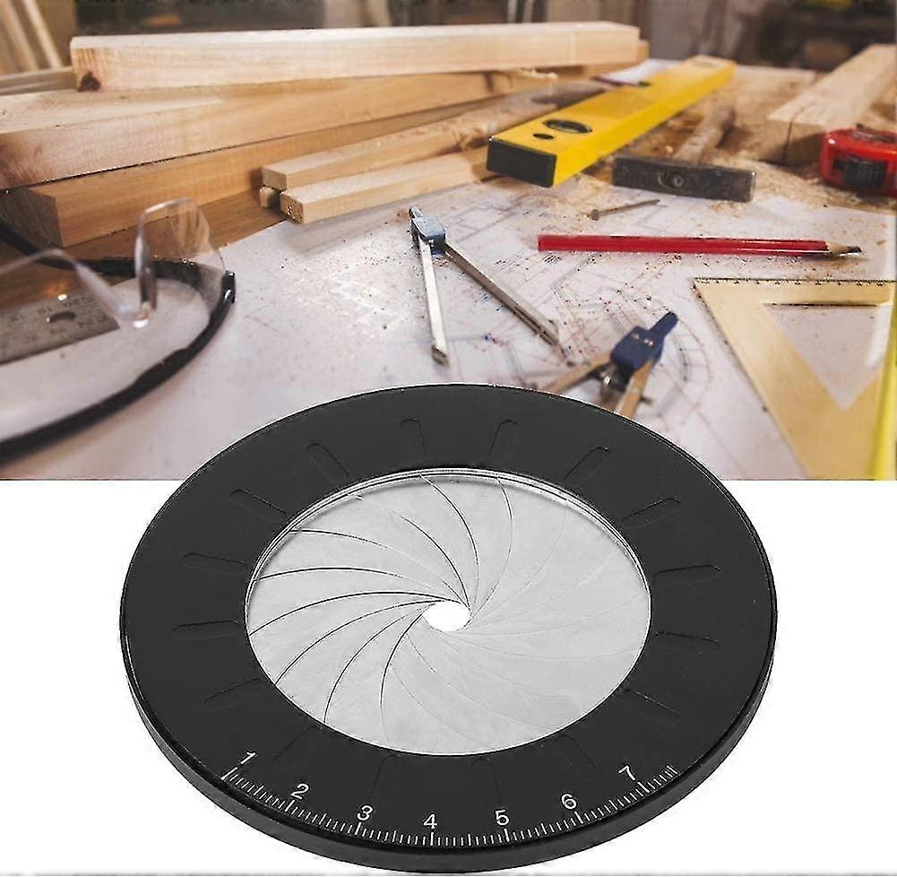 Round Circle Drawing Ruler Measuring Ruler Round Circle Template ...