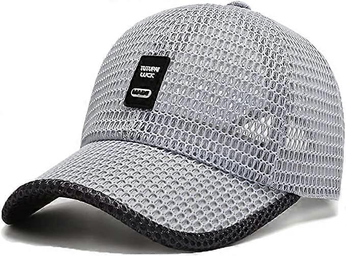 Summer Mesh Baseball Cap for Men Women Trucker Mesh Hat Baseball Hats ...