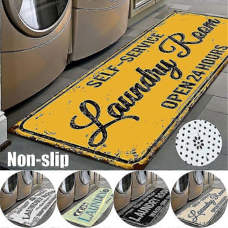 Non-slip Floor Mat Laundry Room Mat Entrance Doormat Self-service ...