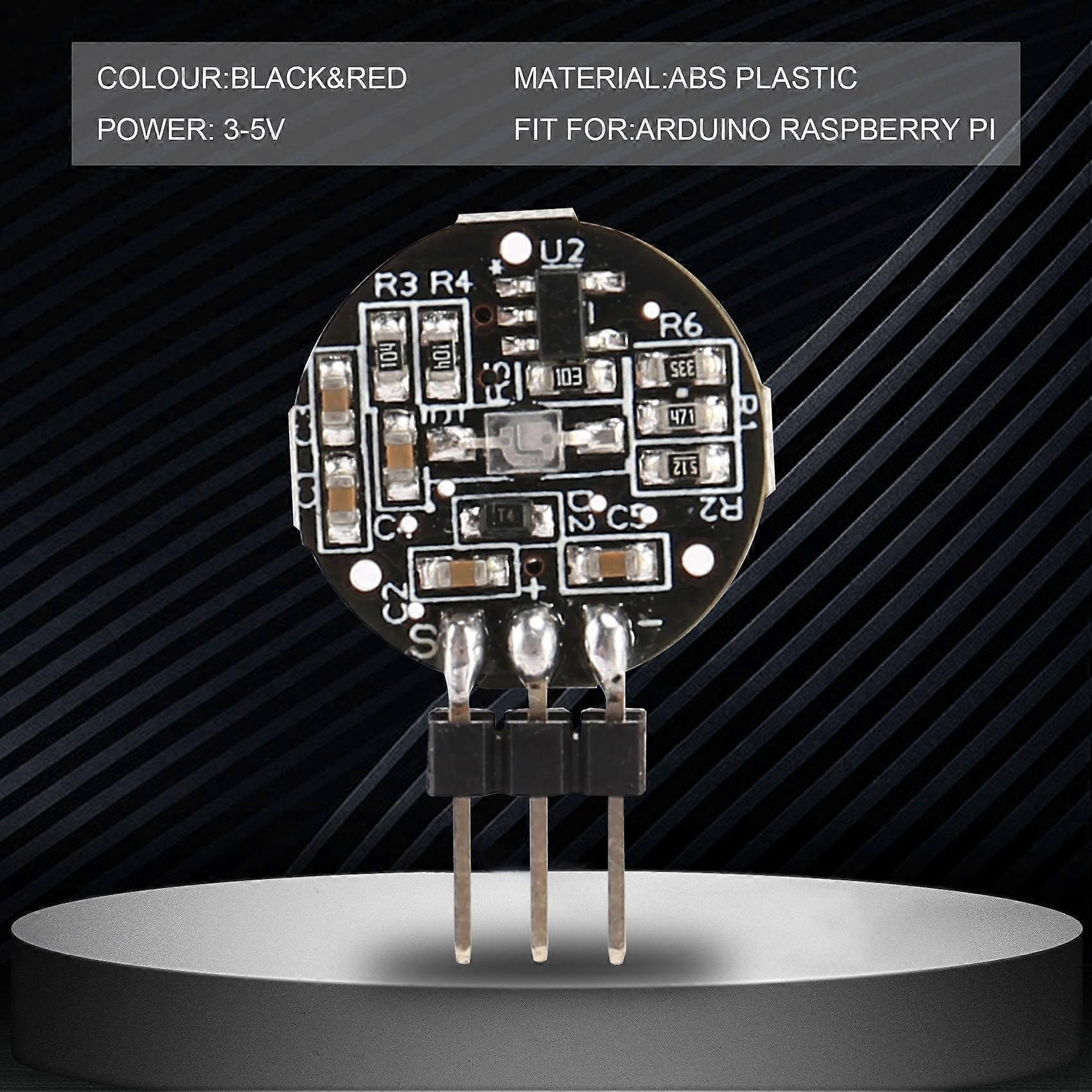 Pulse Sensor Heart Rate Sensor Heart Beat PulseSensor for ,black&red ...