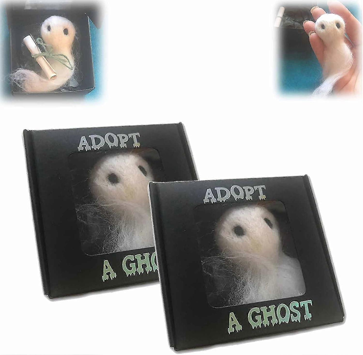 Adopt A Ghost, Super Cute Little Pocket Ghost With A Tiny Scroll ...