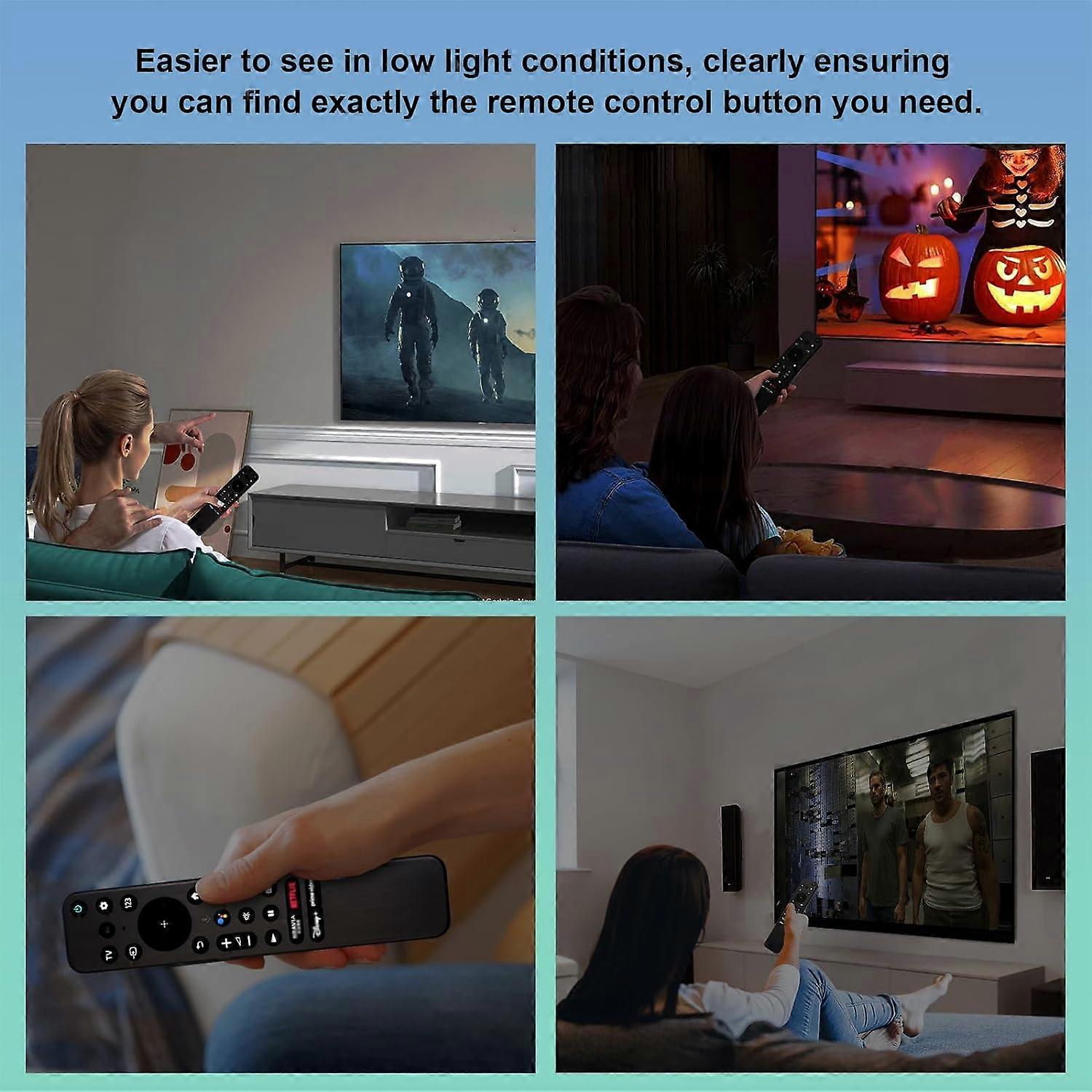 RMF-TX900U Remote Control for Sony 4 8K HD Smart TV, Comptible with ...