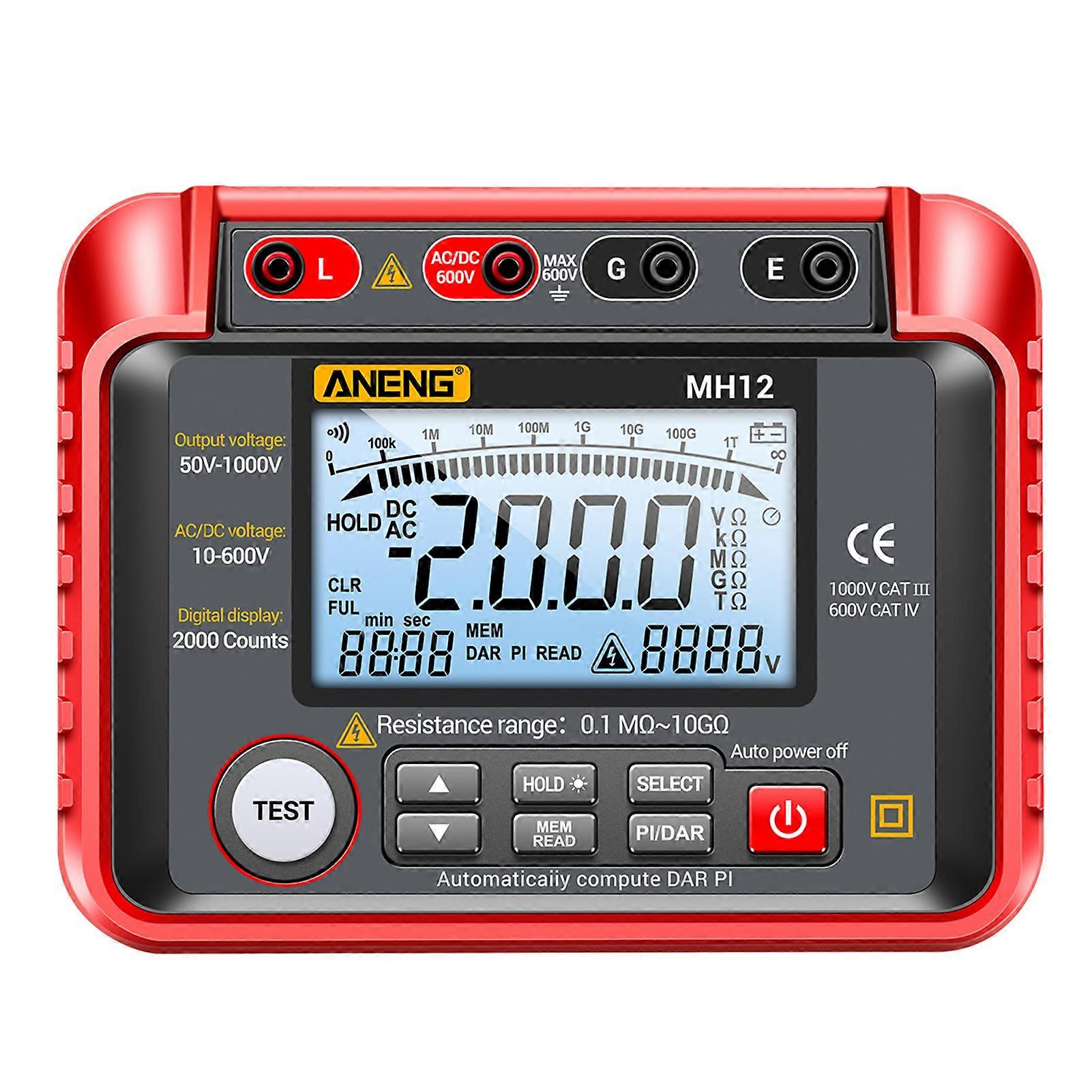 MH12 Insulation Resistance Tester Shaking Table High Precision Megger ...