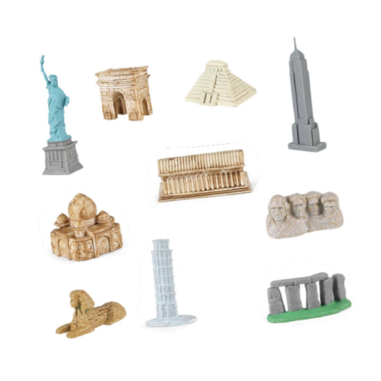 Landmark Building Models Architecture Set Travel Around The World World ...