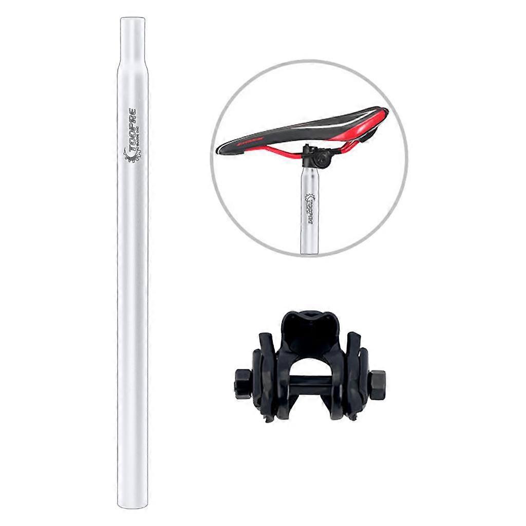 Bike Seatpost //28.6 mm Aluminum Alloy Bicycle Seat Post,Silver ...