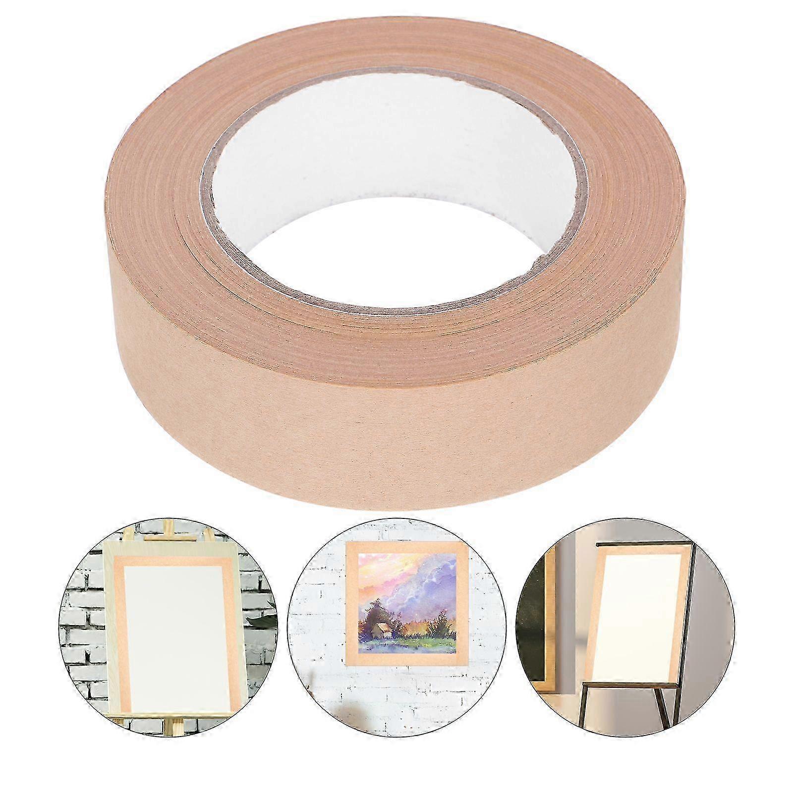 1 Roll of Water Activated Backing Tape Picture Framing Tape Canvas ...