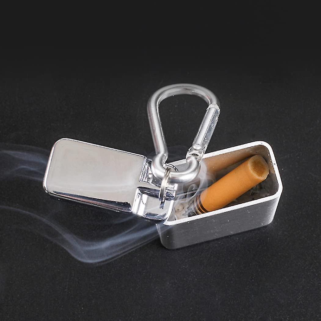 Mini Ashtray Pocket Travel Portable Ash Holder With Carabiner For Men ...