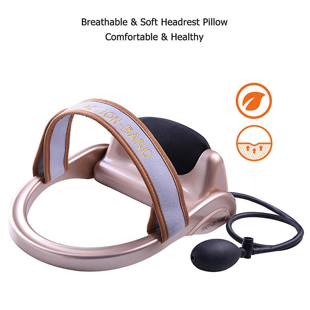 Portable Inflatable Neck Traction Cervical Posture Stretching Device ...