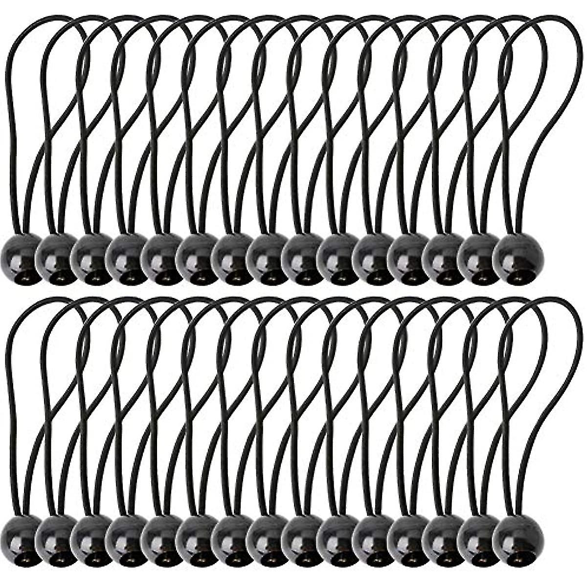 30 Pcs Tarpaulin Bungee Cords Tie Down Straps Flag Bungees Ball Tarp ...