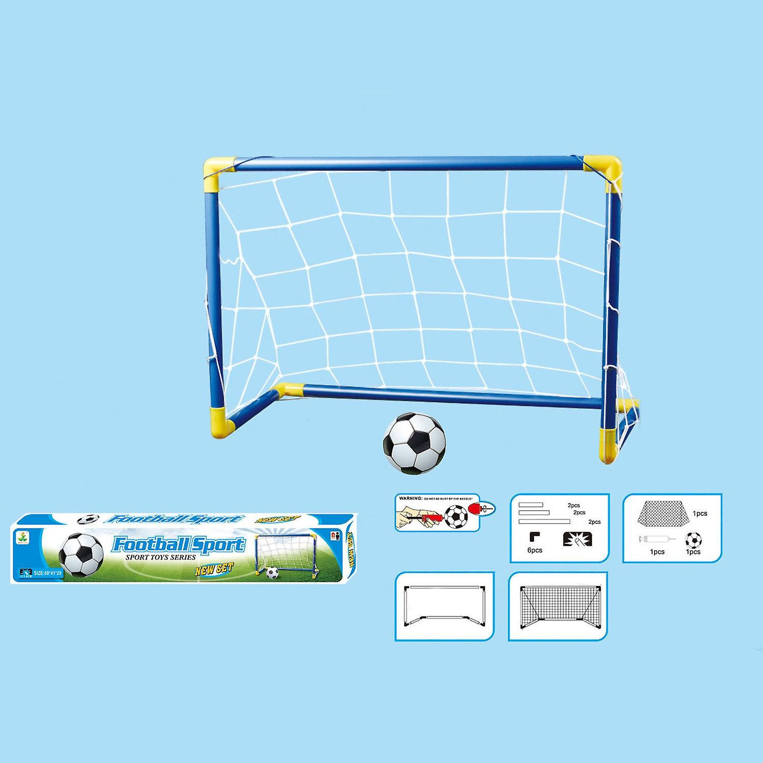 60cm Kids Mini Soccer Goal - Lightweight, Easy Assembly with Ball and ...
