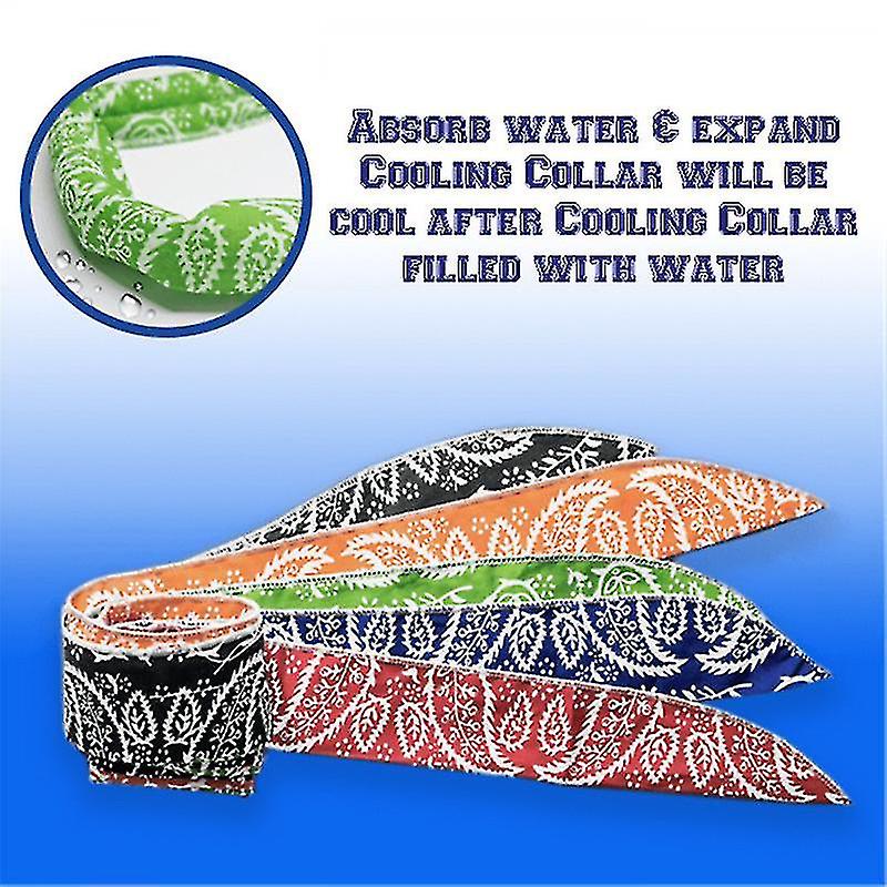 Cooling Collar Cooling Scarf Wrap Soaked Tie Around Neck Head To ...